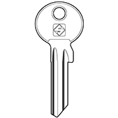 Key Blank for Zeiss/Ikon 12, Package with 10 Pieces - Zieh-Fix.com