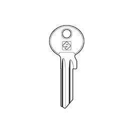 Key Blank for Zeiss/Ikon 12, Package with 10 Pieces - Zieh-Fix.com