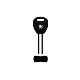 Silca dimple key blank AB38CP for Abus Plus (nickel silver) - Zieh-Fix.com