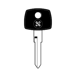 Car key YM15T5 with transponder (T5) - Zieh-Fix.com