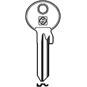 Key blank AB1RX - Steel - Zieh-Fix.com